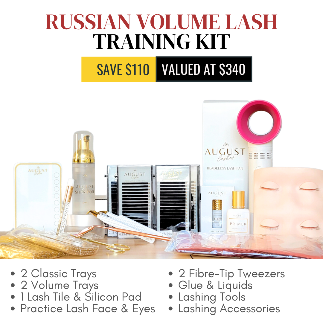 Professional Eyelash Extension Training Kit - Classic & Russian Volume ...