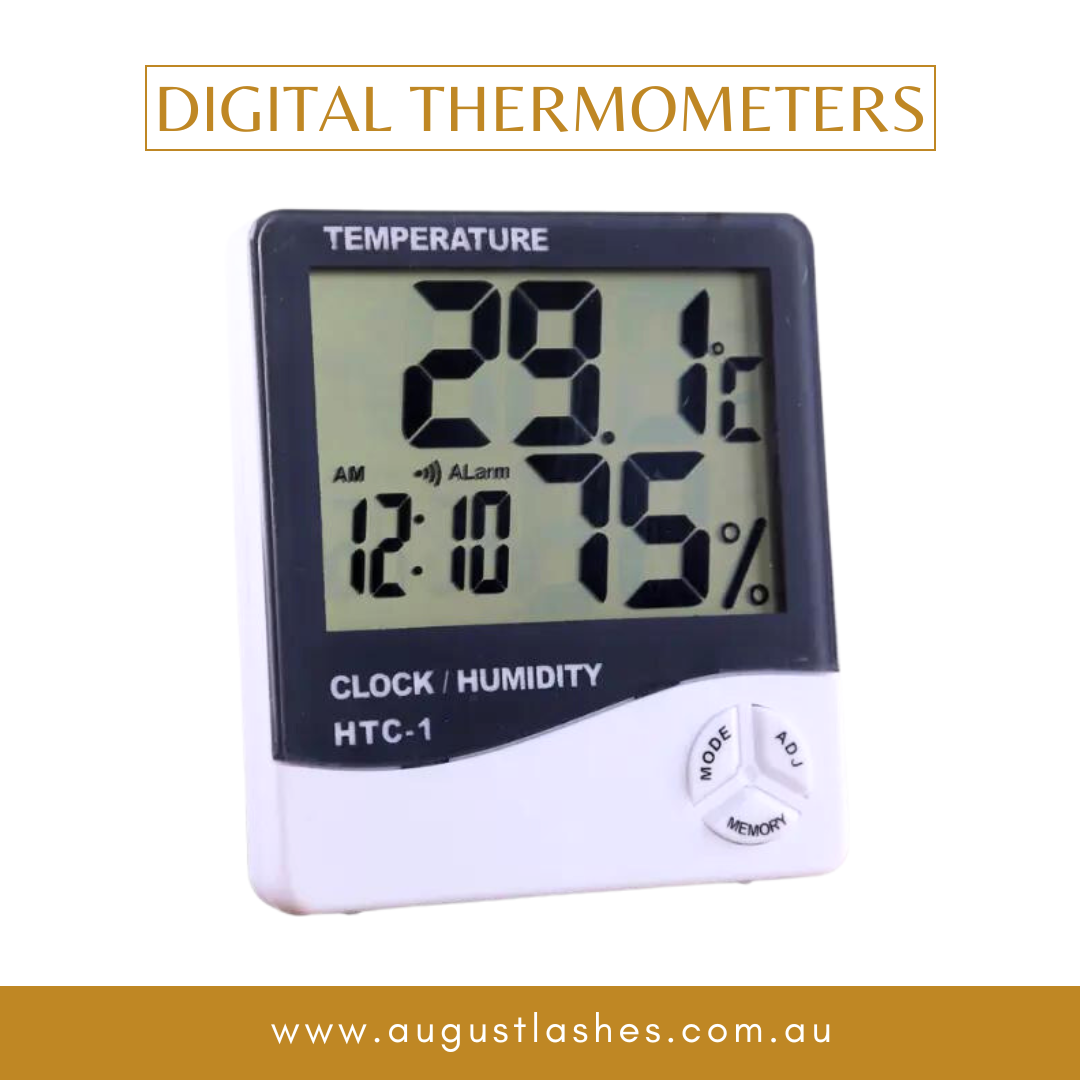 Digital Hygrometer / Thermometer for Lash Extensions – August Lashes