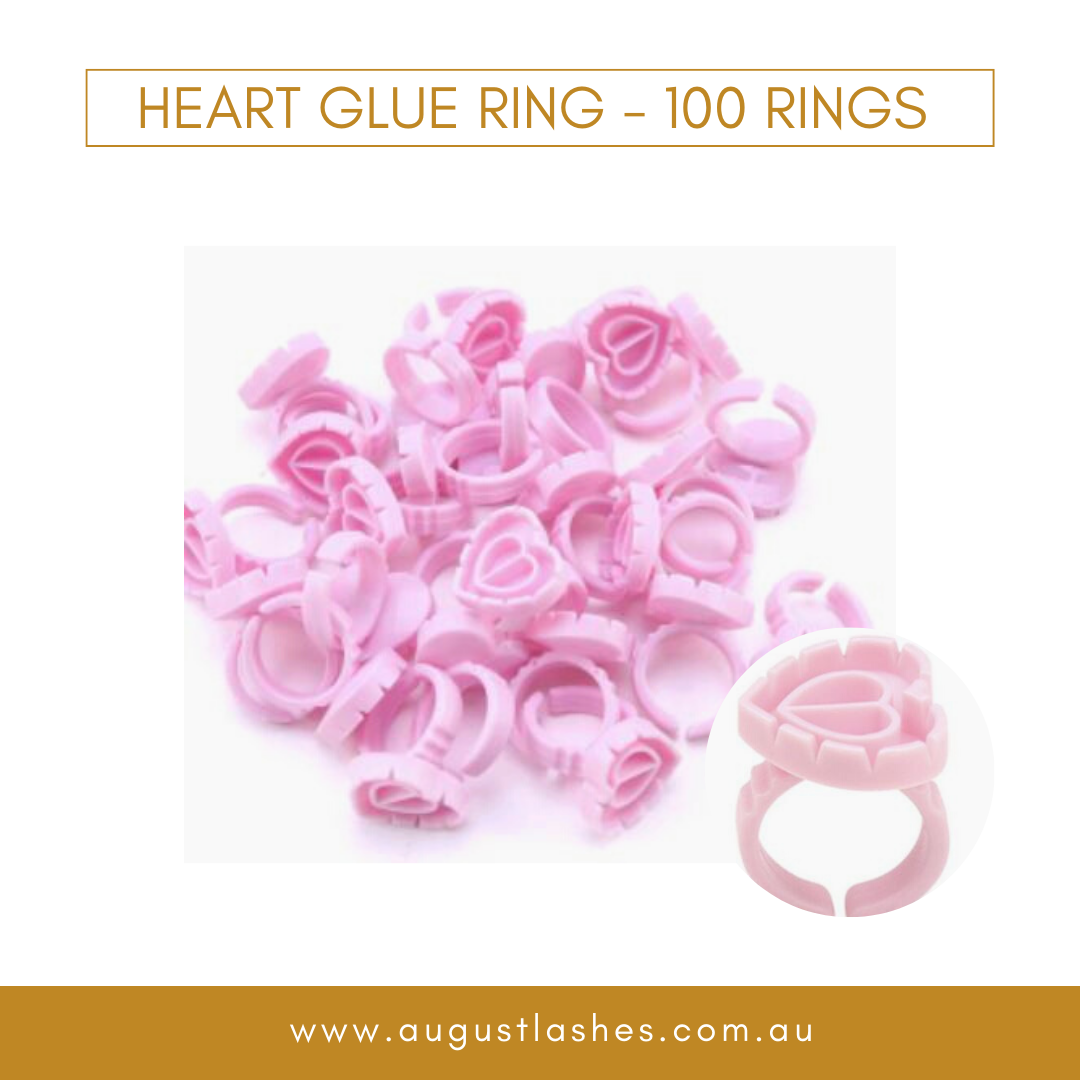 Heart Glue Rings – August Lashes